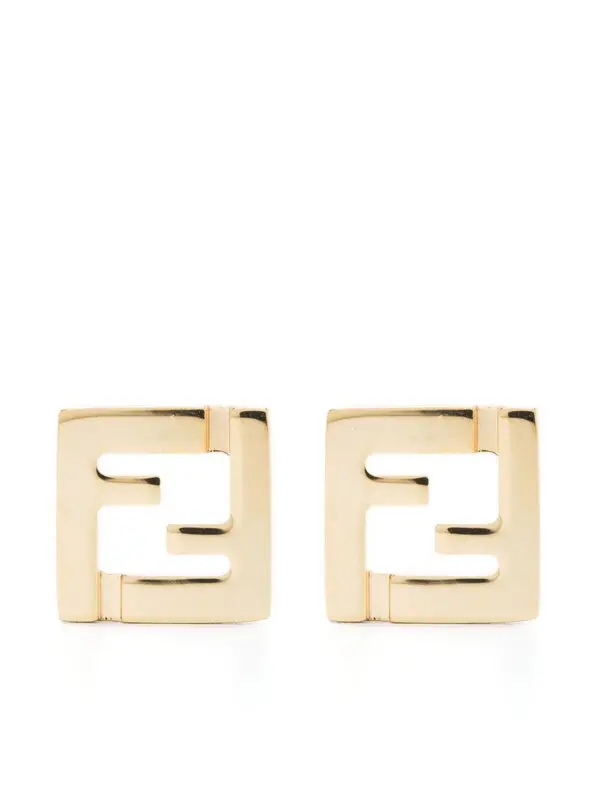 Fendi Forever Stud Earrings - Golden
