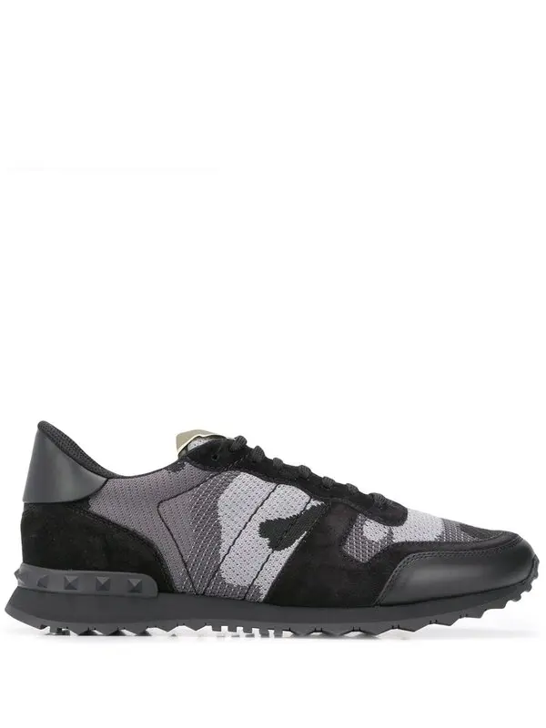 Valentino Garavani Rockrunner Sneakers - Black
