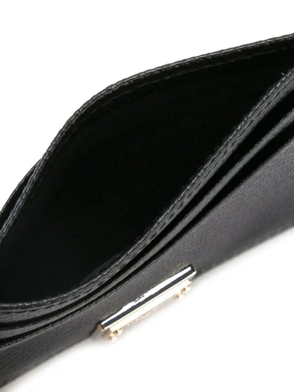 Dolce & Gabbana Leather Credit Card Case - Black