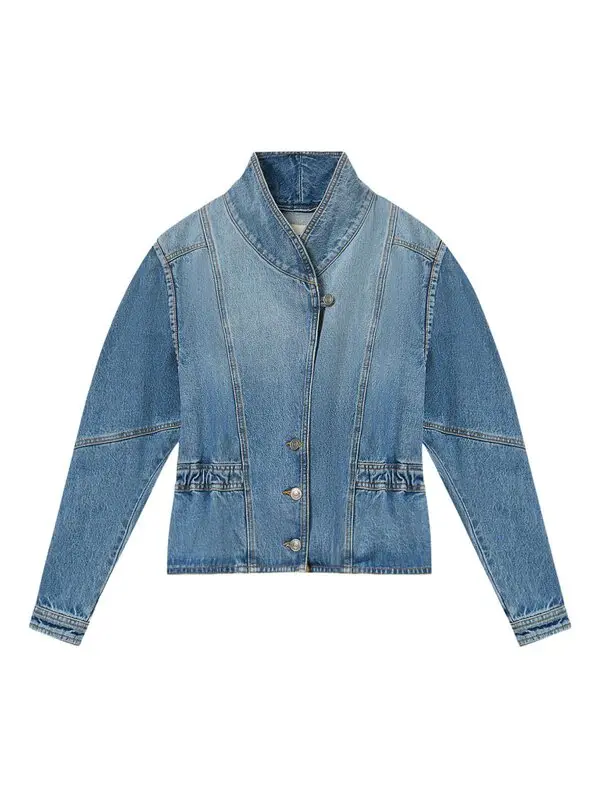 Isabel Marant Dolie Denim Jacket - Clear Blue