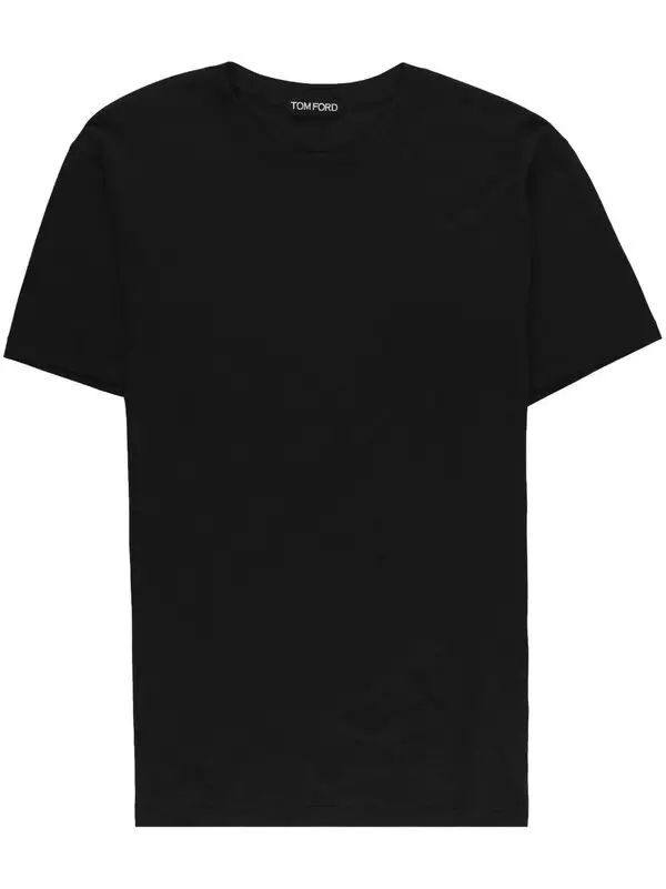 TOM FORD Cotton Blend T Shirt - Black