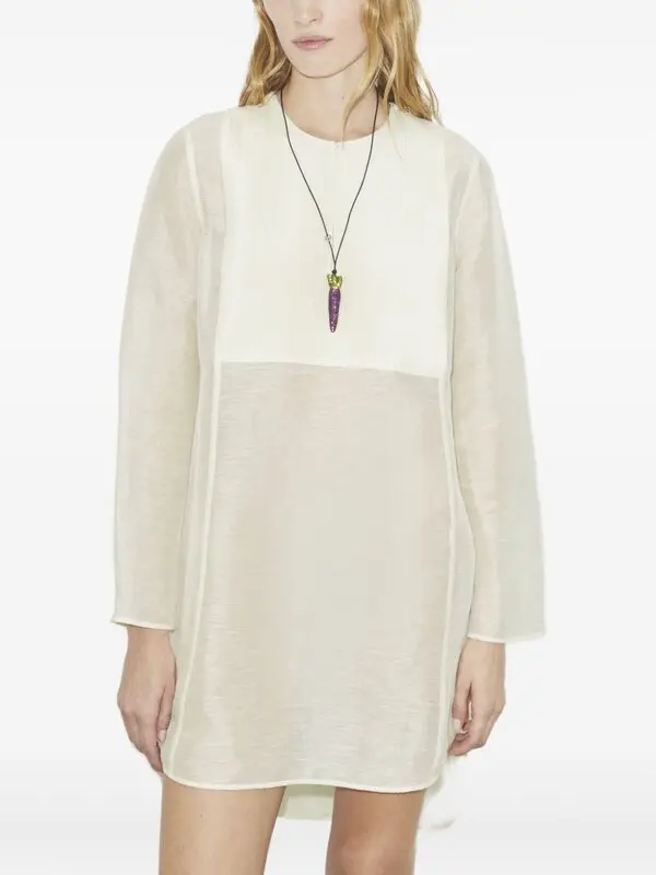 Tory Burch Linen And Silk Tunic