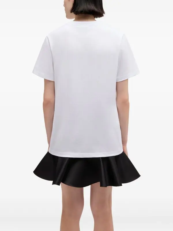 GANNI Organic Cotton T-shirt - White