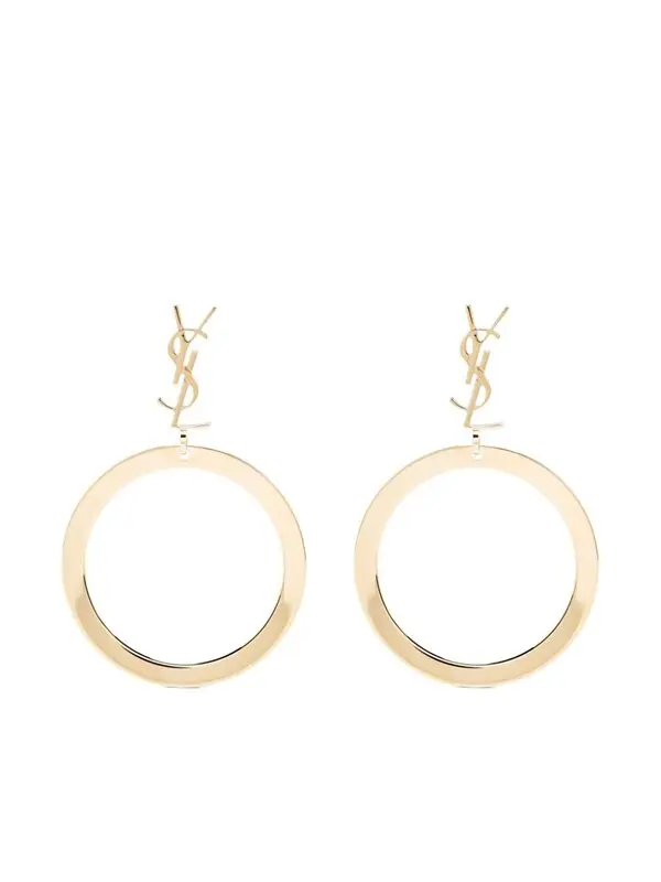 Saint Laurent Cassandre Earrings - Golden