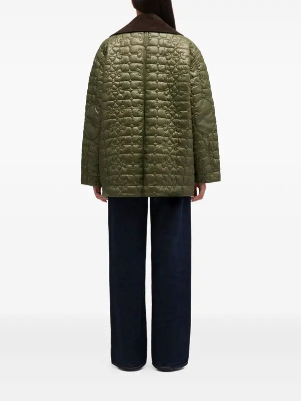 GANNI Quilted Jacket - Green