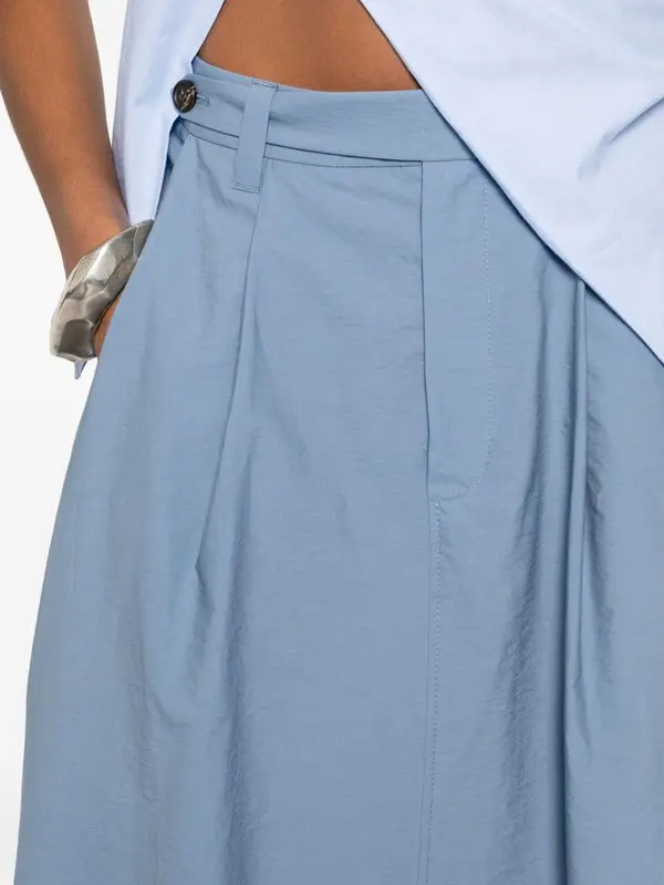 Woolrich Cotton Long Skirt - Blue