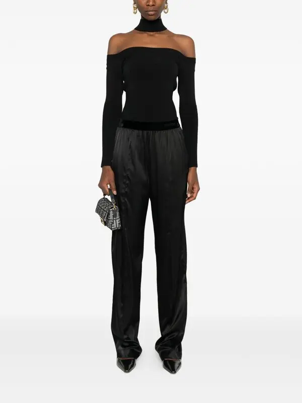 TOM FORD Pajama Silk Trousers - Black