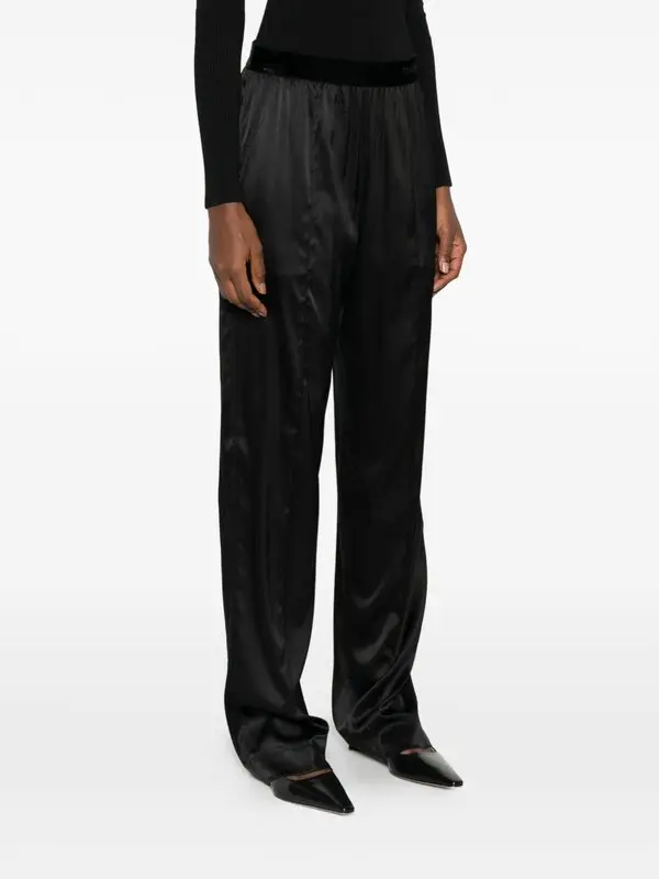 TOM FORD Pajama Silk Trousers - Black