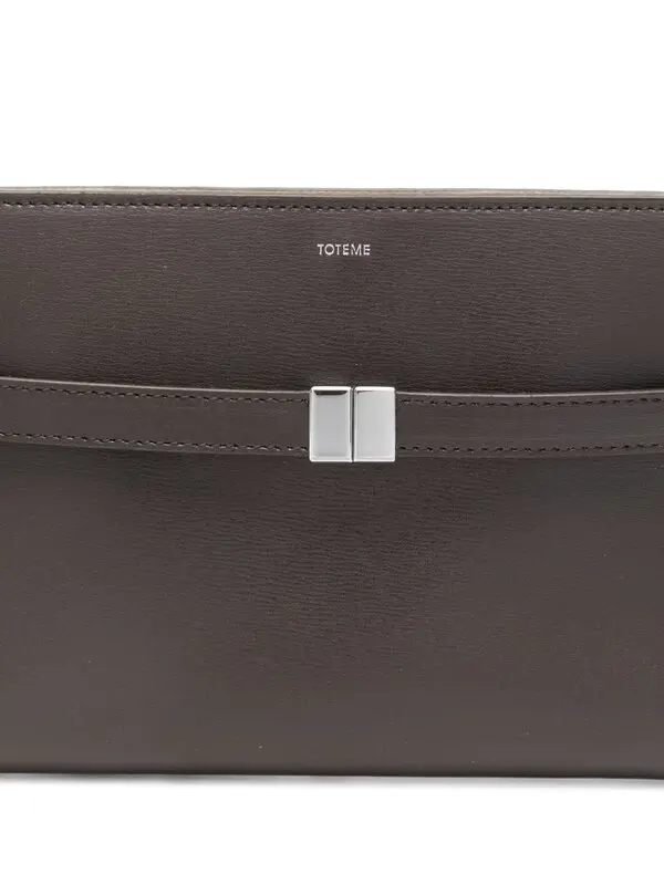 TOTEME Leather Mini Crossbody Bag - Brown