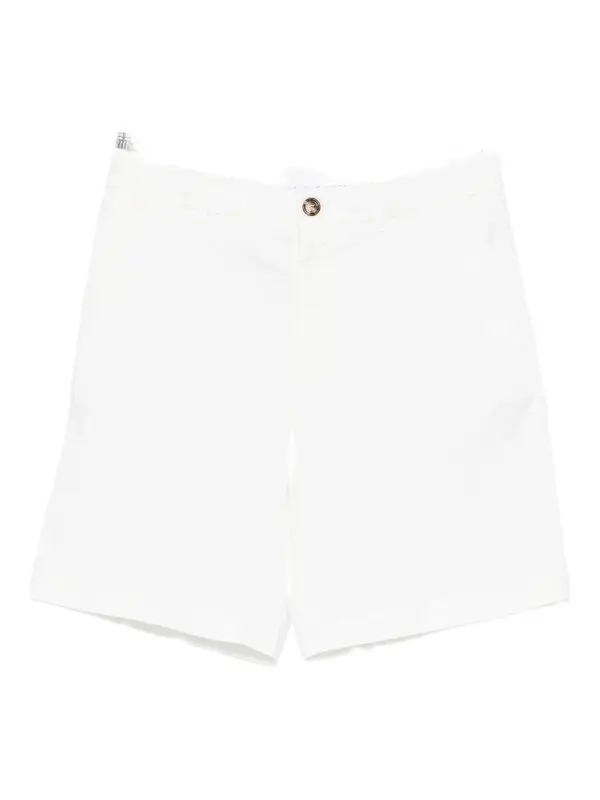 Brunello Cucinelli Cotton Bermuda Shorts - White