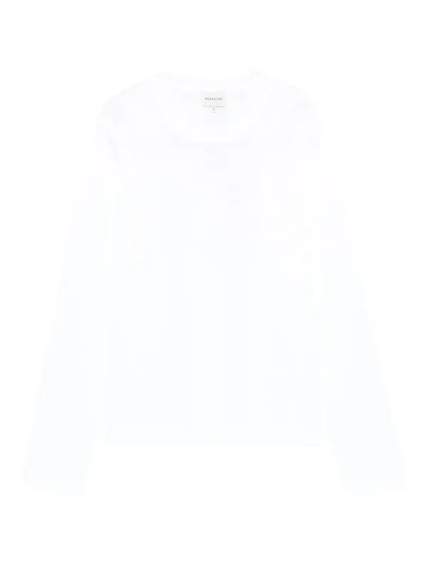 HERSKIND Cotton Crewneck Sweater - White