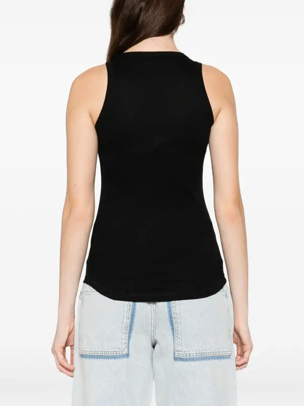 HERSKIND Sabina Cotton Tank Top - Black