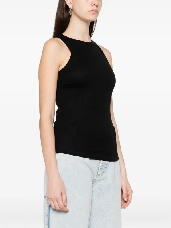 HERSKIND Sabina Cotton Tank Top - Black