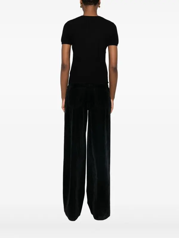 LISA YANG Ira Cashmere T-shirt - Black