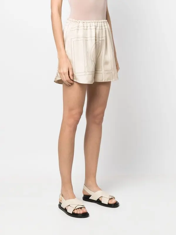 TOTEME Silk Pajama Shorts
