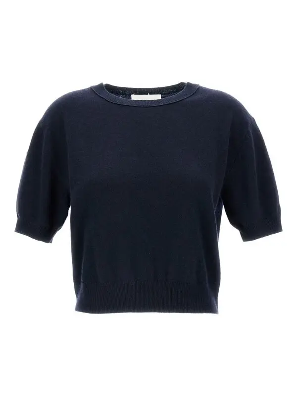 LISA YANG Genevra Cashmere Top - Blue