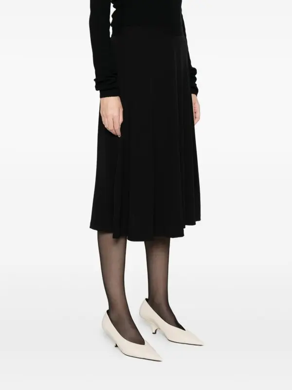 TOTEME Fluid Midi Skirt - Black