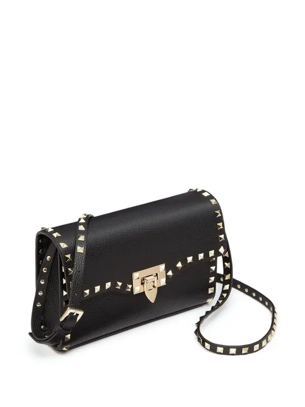 Valentino Garavani Rockstud Small Shoulder Bag - Black