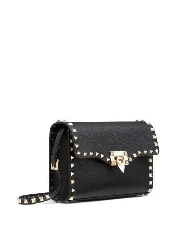 Valentino Garavani Rockstud Small Shoulder Bag - Black