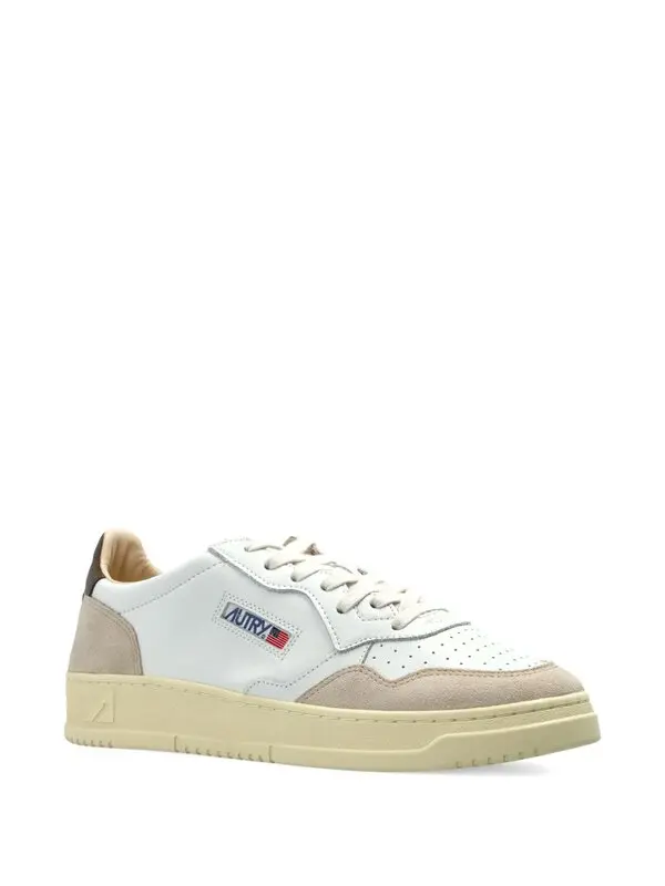 AUTRY Medalist Low Leather Sneakers - Green