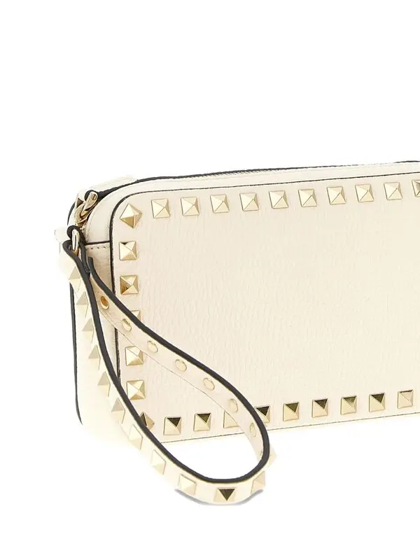 Valentino Garavani Rockstud Leather Mini Bag - Ivory