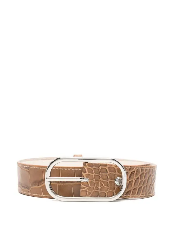HERSKIND Hannah Leather Belt - Leather Brown