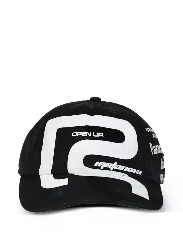 RRR123 Graphic Baseball Cap - Black