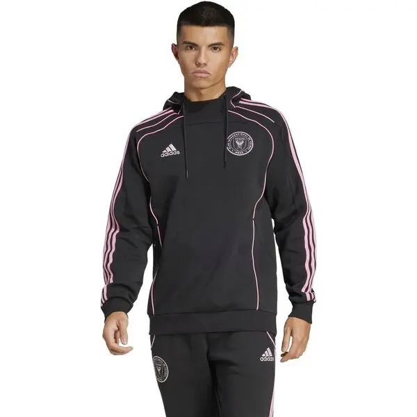 Adidas Inter Miami Cf 2025 Travel Pullover Hoodie - Black