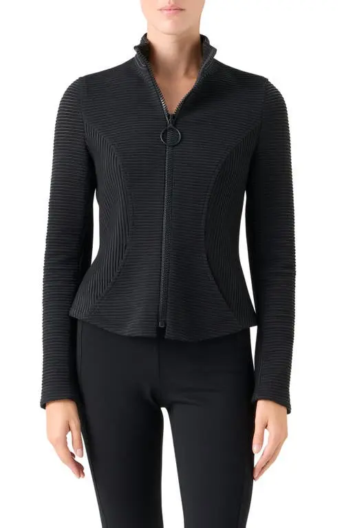 Akris Ottoman Knit Jacket