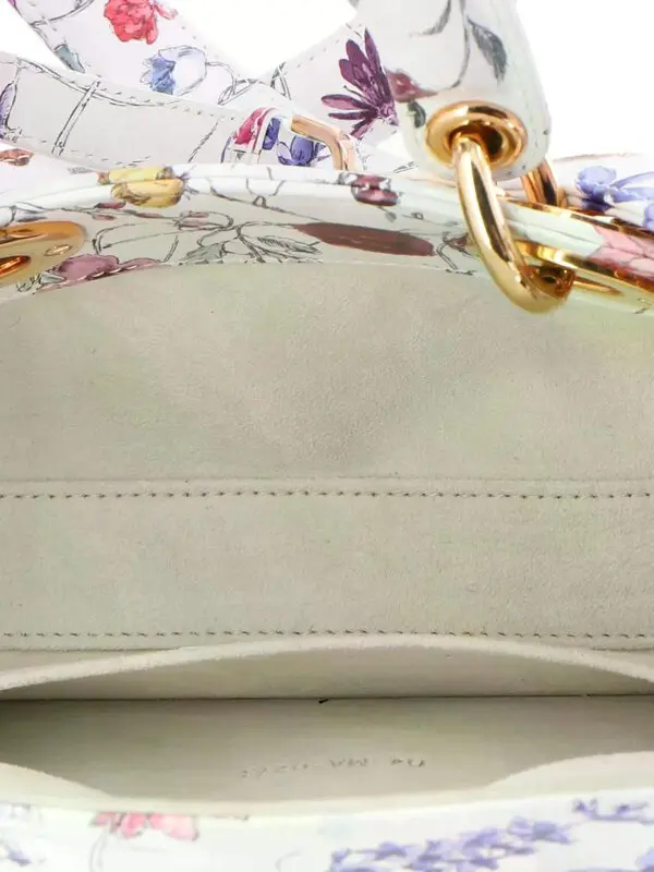 Dior Lady D-joy Printed Leather Small Satchel - Multicolour