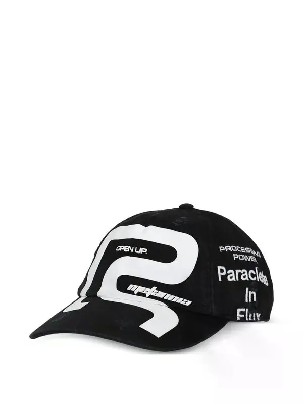 RRR123 Graphic Baseball Cap - Black
