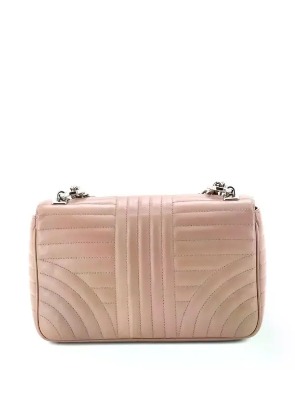 Prada Diagramme Quilted Leather Chain Flap Bag