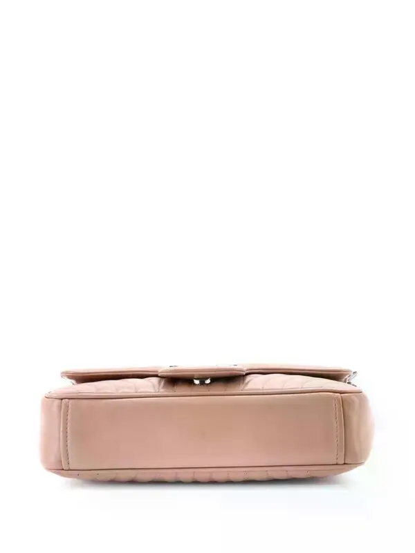 Prada Diagramme Quilted Leather Chain Flap Bag