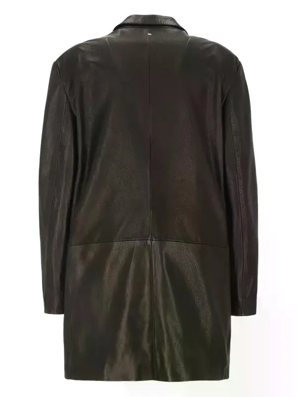 Lorena Antoniazzi Single-breasted Leather Coat