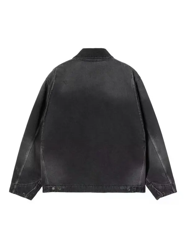 Carhartt Work In Progress Og Detroit Denim Jacket - Grey