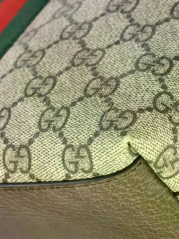 Gucci Ophidia Dome Gg Coated Canvas Small Shoulder Bag