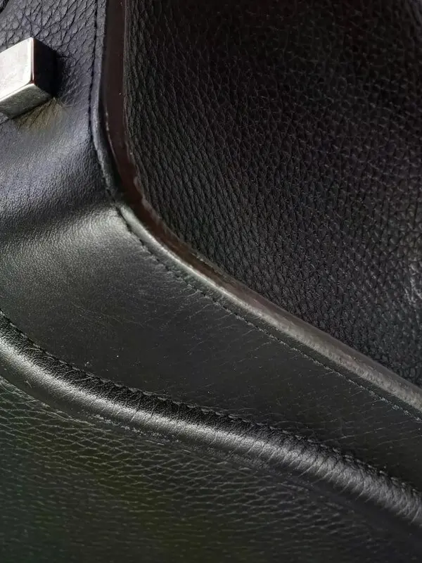 Celine Luggage Bag Grainy Leather Mini Tote Bag - Black