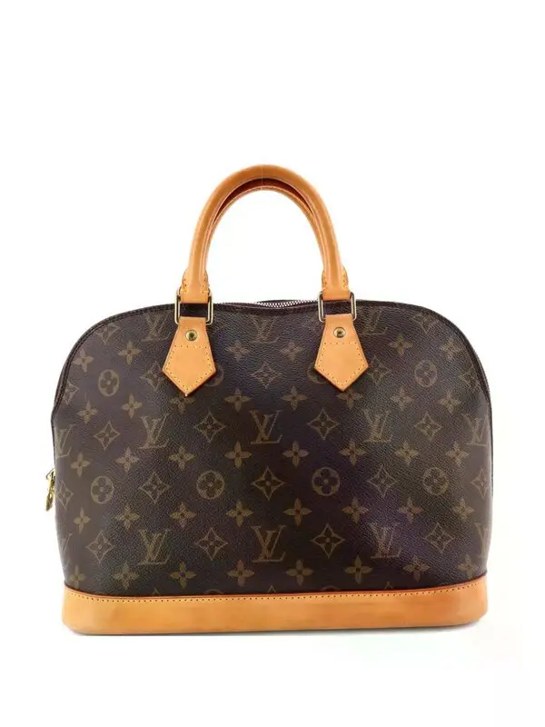 LOUIS VUITTON Alma Handbag Monogram Canvas Pm - Brown