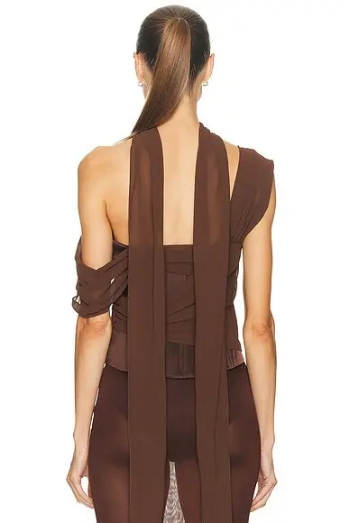 Lpa Adara Corset Top - Brown