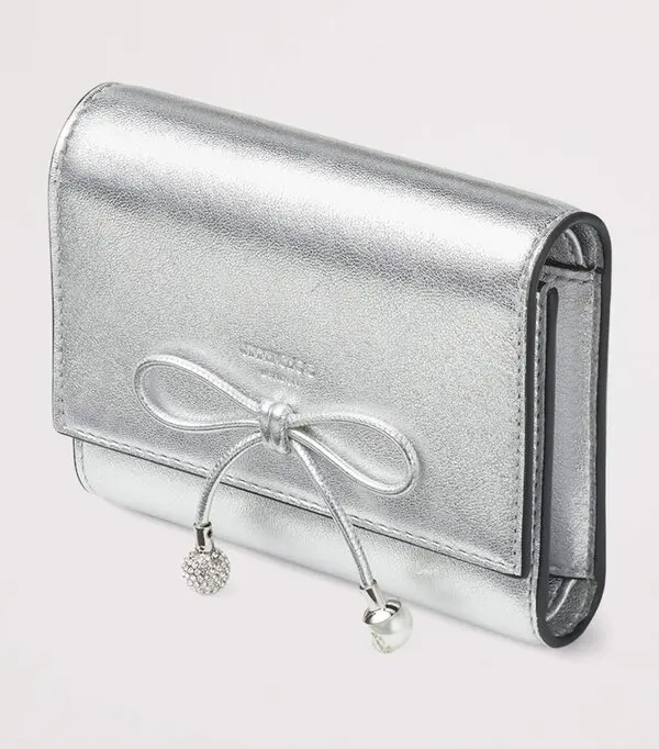 JIMMY CHOO Metallic Leather Marinda Wallet