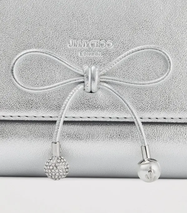 JIMMY CHOO Metallic Leather Marinda Wallet