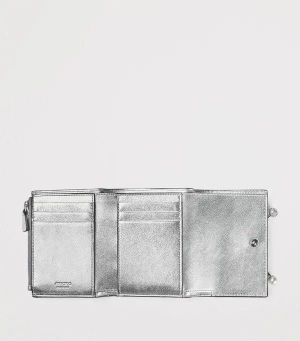JIMMY CHOO Metallic Leather Marinda Wallet