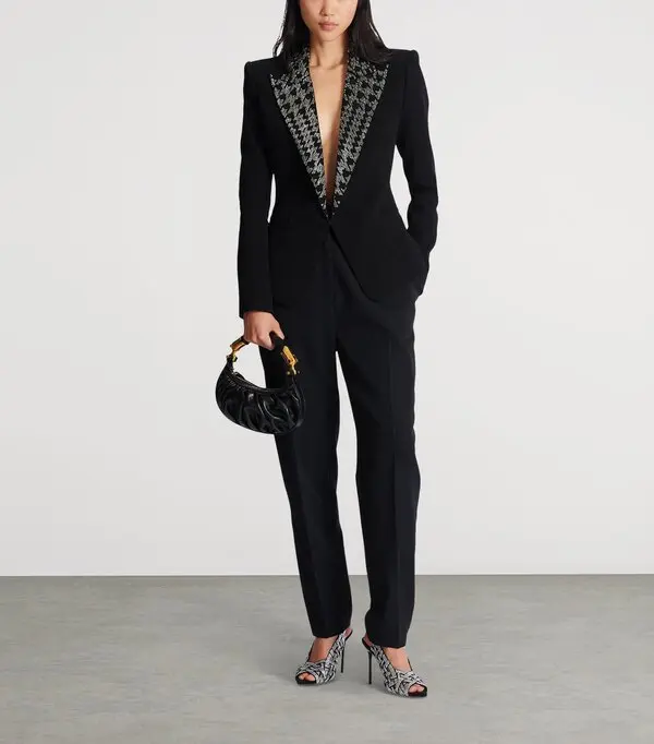 Balmain Embellished Tweed Jacket