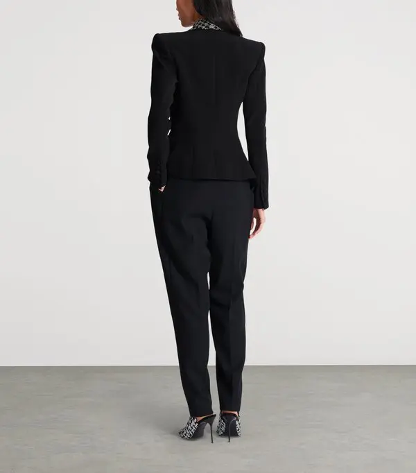 Balmain Embellished Tweed Jacket