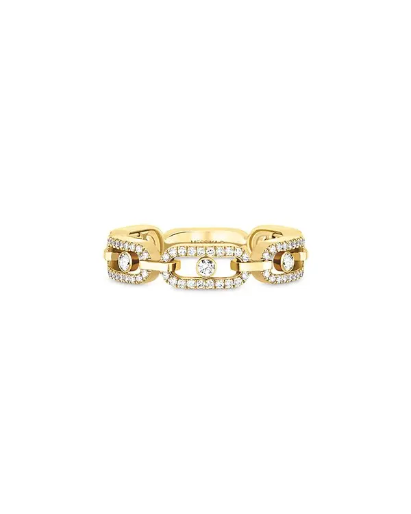Messika 18k Yellow Diamond Ring - Gold
