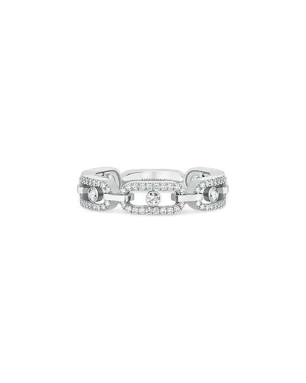 Messika 18k Yellow Diamond Ring - White Gold