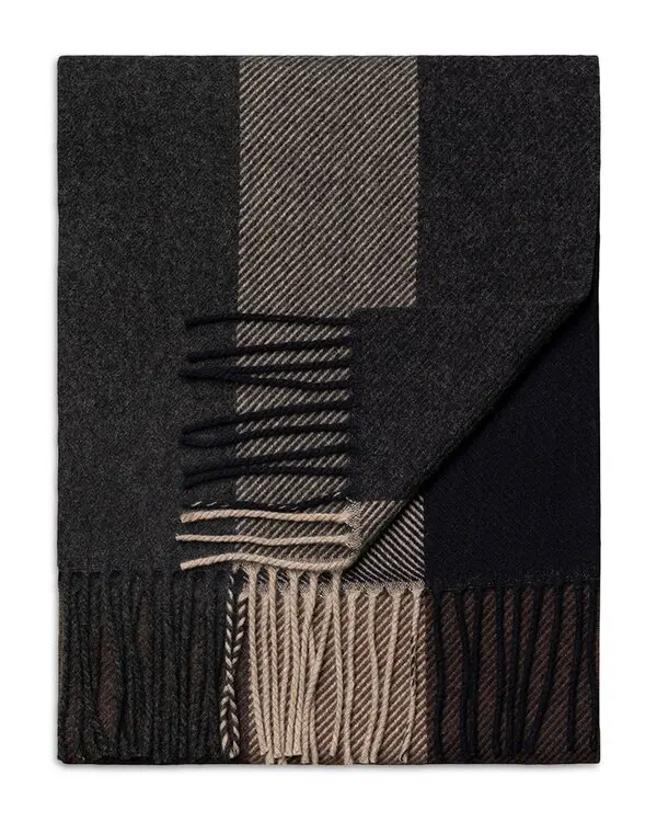 Eton Color Block Cashmere Scarf
