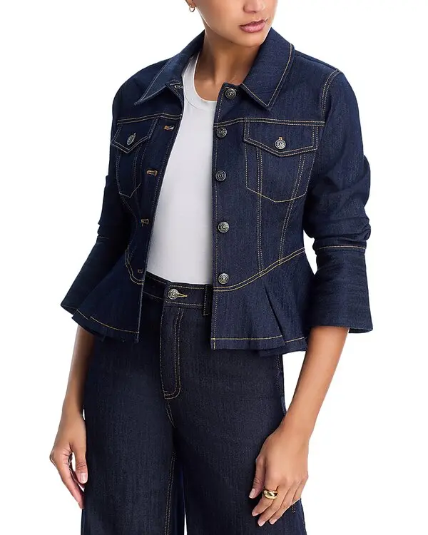 Cinq À Sept Scrunched Seraphine Denim Jacket