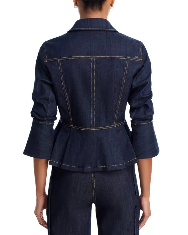 Cinq À Sept Scrunched Seraphine Denim Jacket