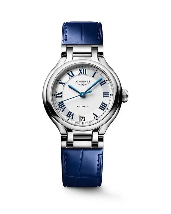 LONGINES Primaluna Automatic Watch - Silver/blue
